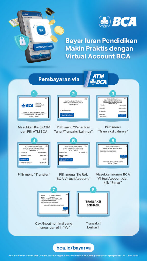 Tata Cara Pembayaran Bank BCA - Admisi IPB University